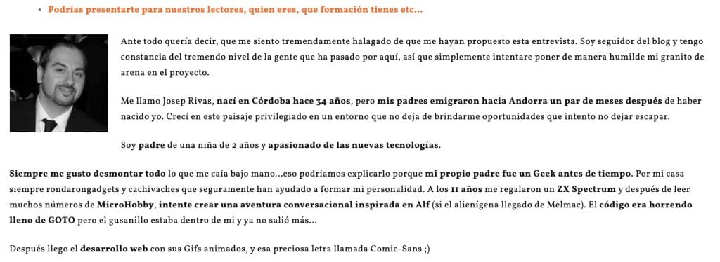 Entrevista a nuestro alumno Josep Rivas en louesfera.com | KeepCoding ...