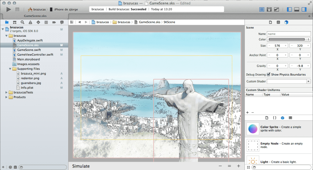 Un vistazo a SpriteKit con Swift por @zjorge | KeepCoding