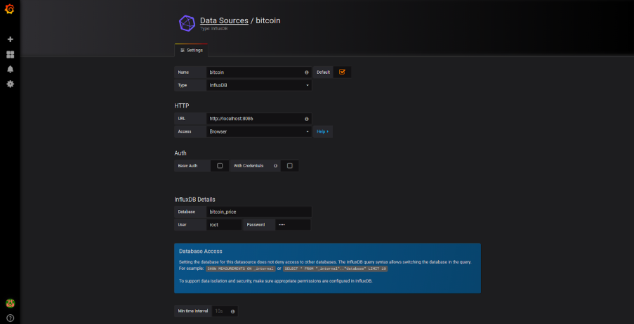 Dashboard de Bitcoin con InfluxDB y Python | KeepCoding