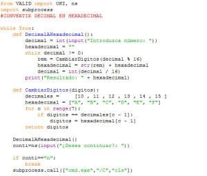 Convertir decimal a hexadecimal con Python: rápido y fácil