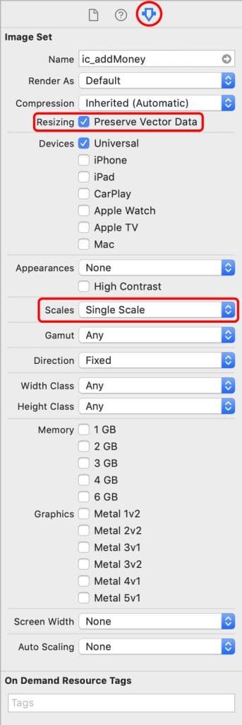 Usar imágenes vectoriales en iOS | KeepCoding Bootcamps