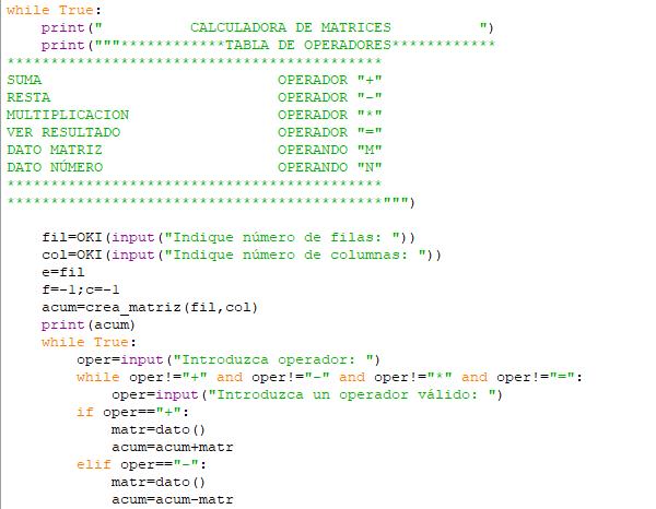 Crea una calculadora de matrices con numpy | KeepCoding Crea una calculadora de matrices con numpy | KeepCoding