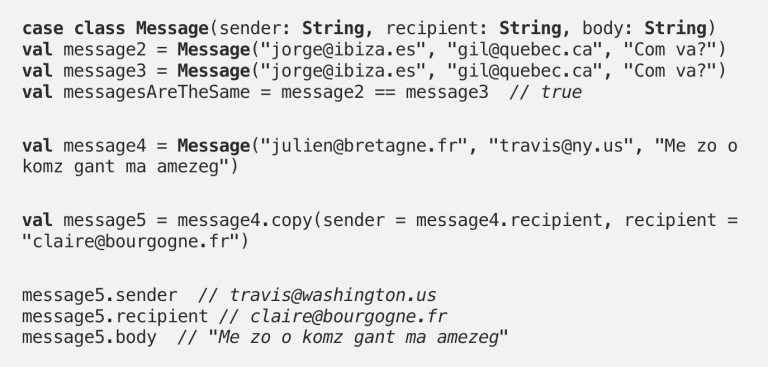 ¿Qué son las classes en Scala y cómo funcionan?