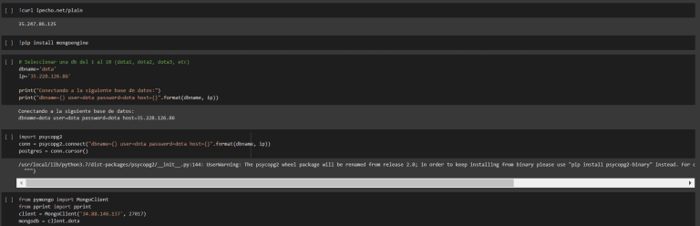 Query en bases de datos SQL y NoSQL