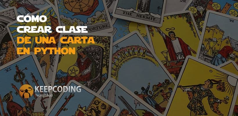 Cómo crear clase de una carta en Python