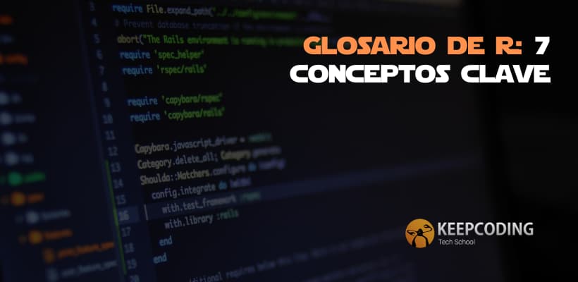 Glosario del lenguaje R: 7 conceptos clave
