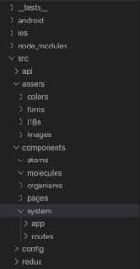 Organización de un proyecto con React Native