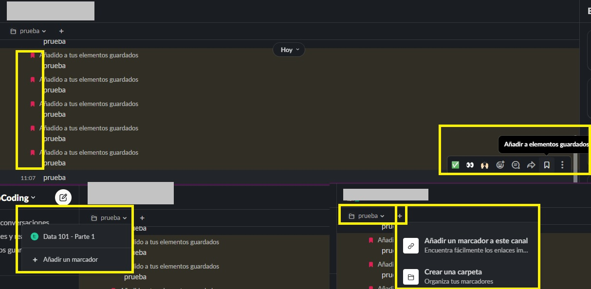 Chinchetas y marcadores en Slack | KeepCoding Bootcamps