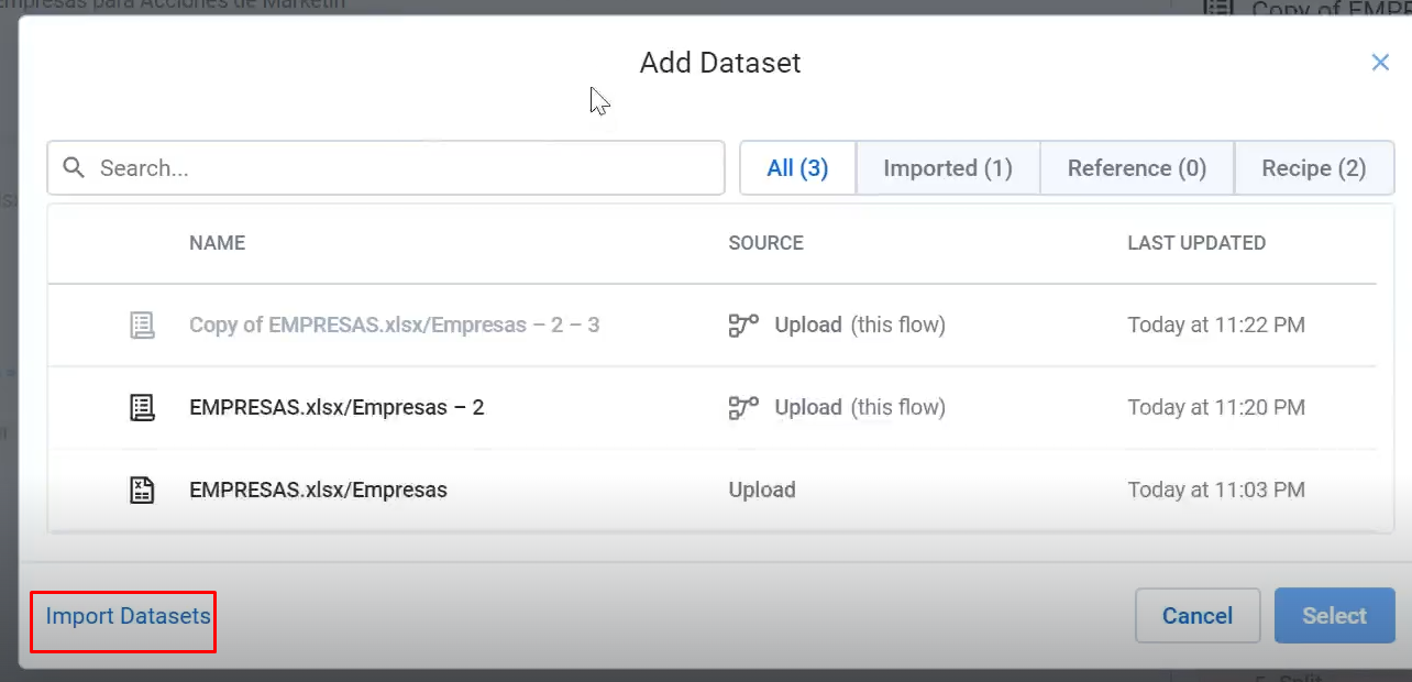 Configuración de un recipe en Trifacta [Guía 2026]