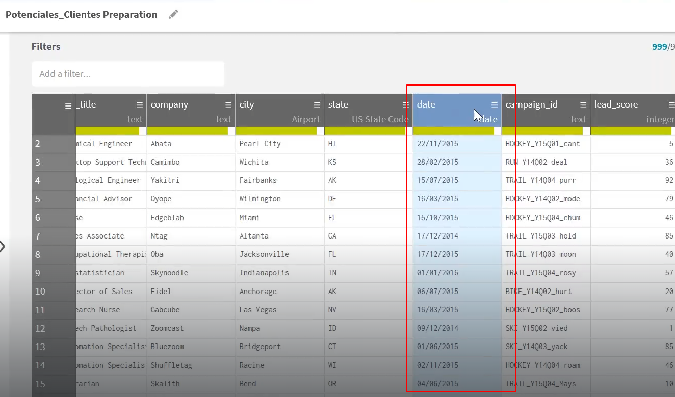 Crear una columna en Talend desde otra columna ya creada Crear una columna en Talend desde otra columna ya creada