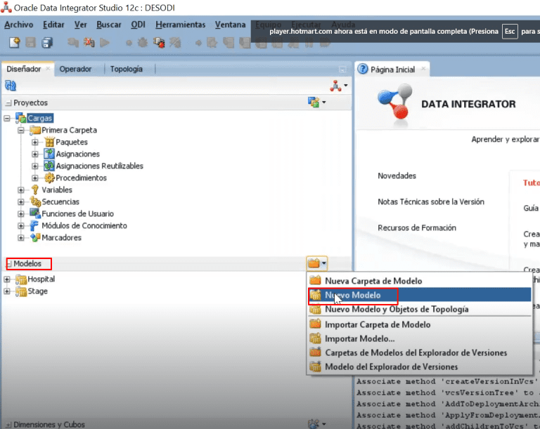 Crear un modelo sin tabla en ODI | KeepCoding Bootcamps