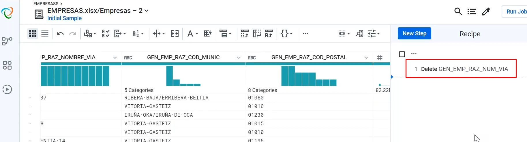 Depurar información en Trifacta | KeepCoding Bootcamps