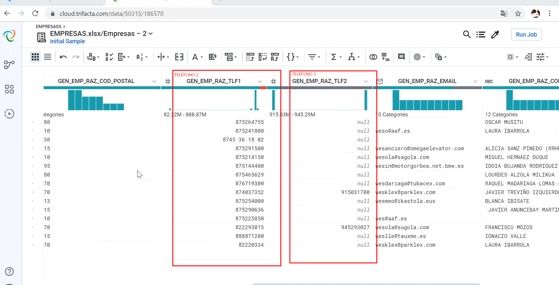 Depurar información en Trifacta | KeepCoding Bootcamps