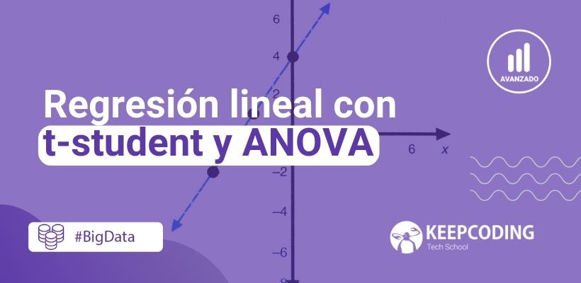 Regresión lineal con t-student y ANOVA: Guía completa [2025]