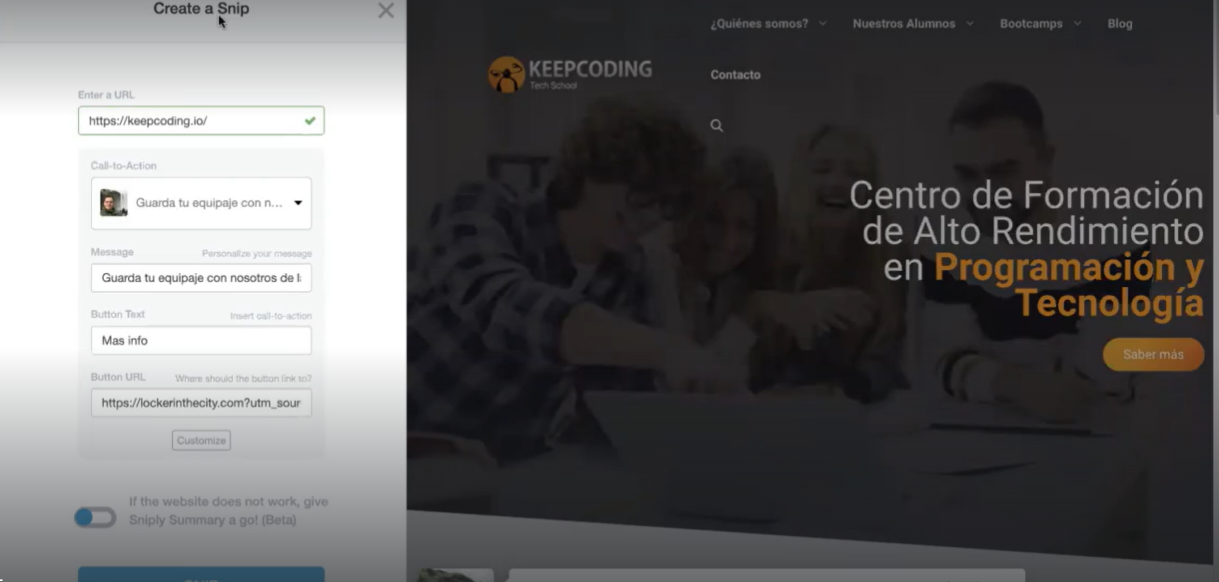 ¿Para qué sirve snip.ly? | KeepCoding Bootcamps