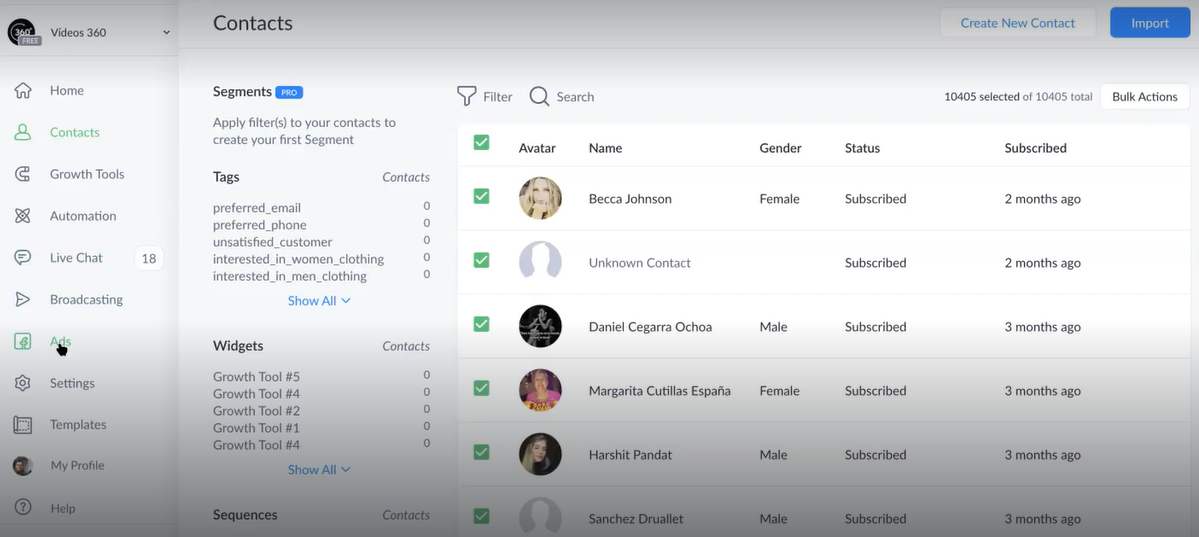 Contactos en Manychat: Una guía completa [2025] | KeepCoding