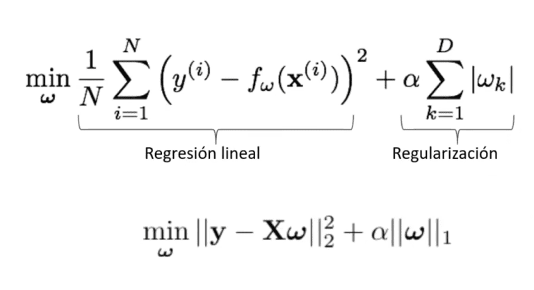 Regularización Lasso en problemas de overfitting