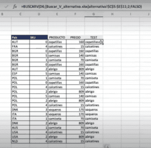 Ejercicio de BUSCARV en Excel | KeepCoding Bootcamps