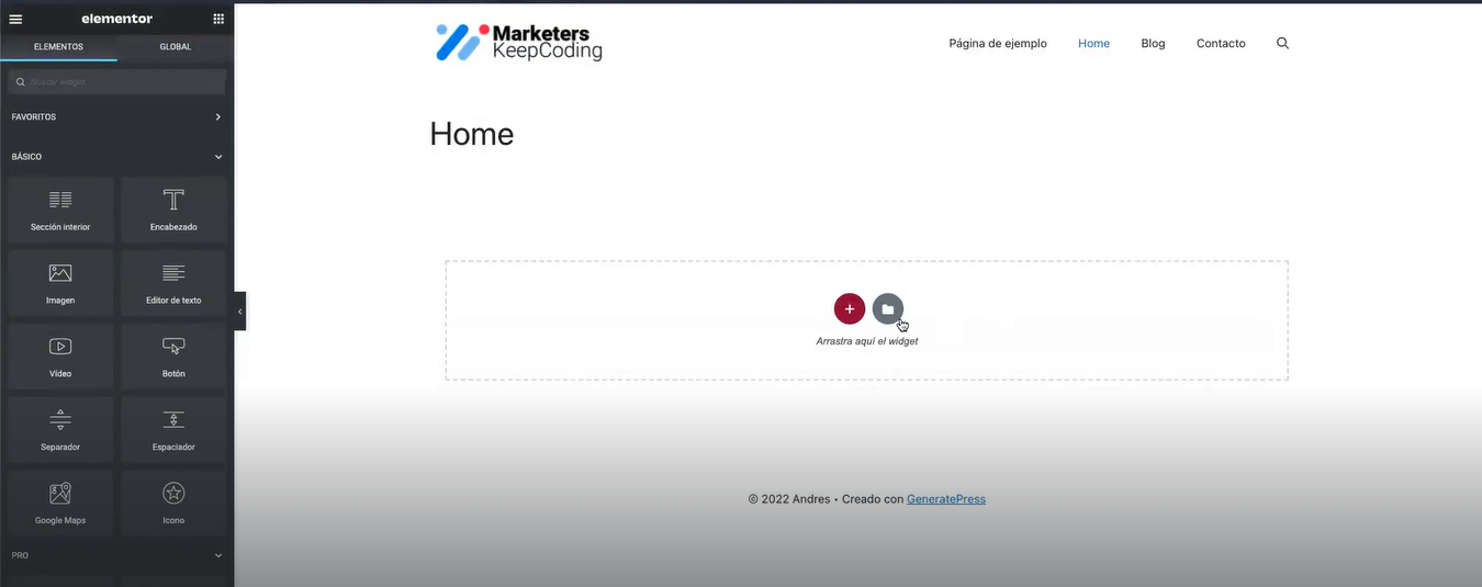 Mi primer WordPress con Elementor | KeepCoding Bootcamps