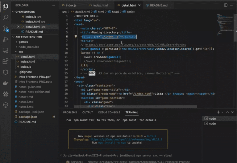 Estructura de un proyecto para frontend: ¿cómo funciona?