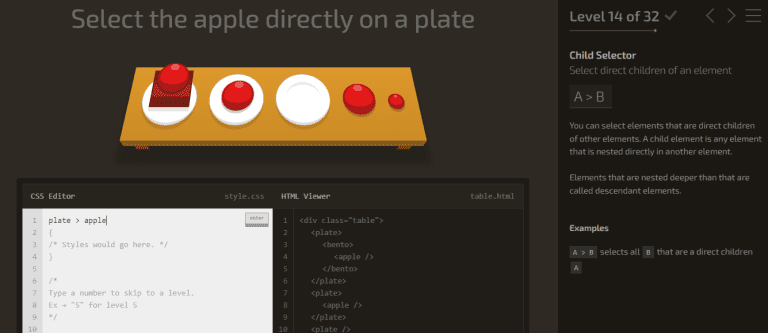 Solucionemos del nivel 10 al 20 de CSS Diner