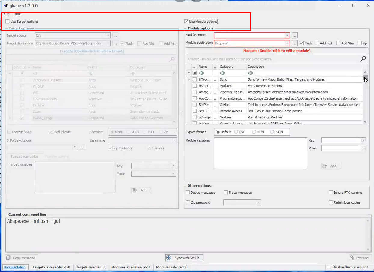 Usar módulos con Kape | KeepCoding Bootcamps