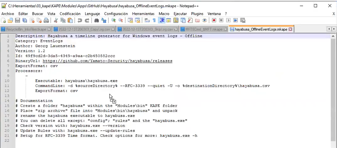 Usar módulos con Kape | KeepCoding Bootcamps