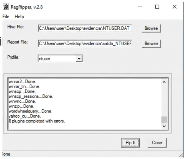 ¿Cómo funciona el RegRipper? | KeepCoding Bootcamps