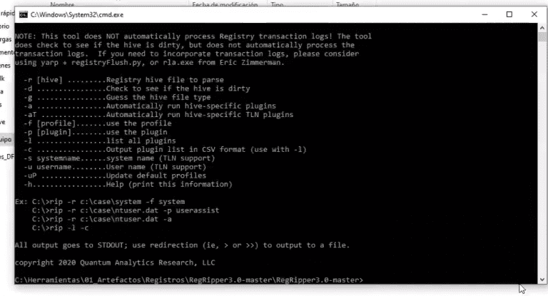 ¿Cómo funciona el RegRipper? | KeepCoding Bootcamps