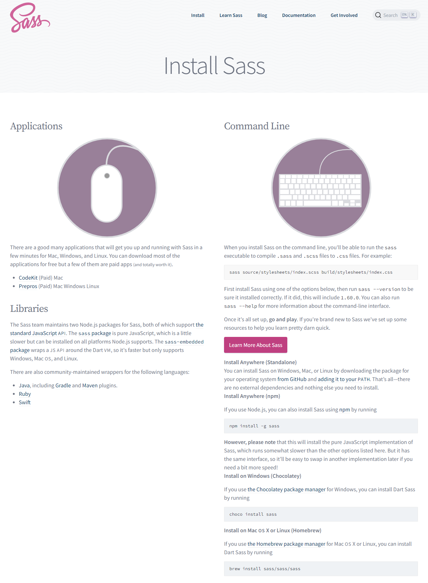 Documentación SASS para instalar y emplear [2025]
