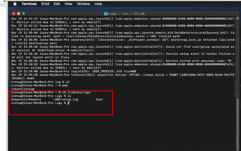 Localización de Logs en Apple | KeepCoding Bootcamps