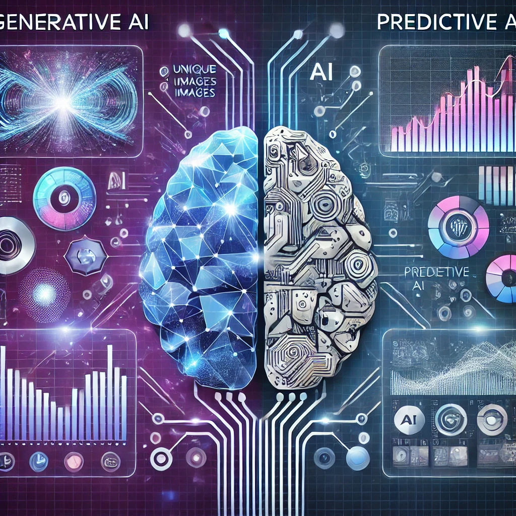 IA Generativa y predictiva: Diferencias [Guía 2025] | KeepCoding Bootcamps