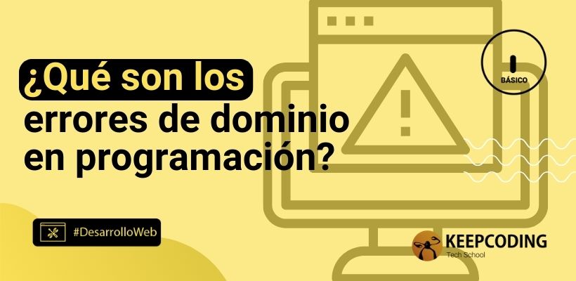 ¿Qué son los errores de dominio en programación?