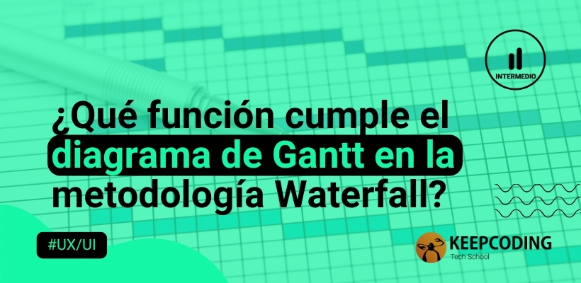 Diagrama de Gantt en la metodología Waterfall: Cómo usarlo