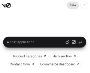 v0.dev: conoce la tecnologia IA que apunta al desarrollo web