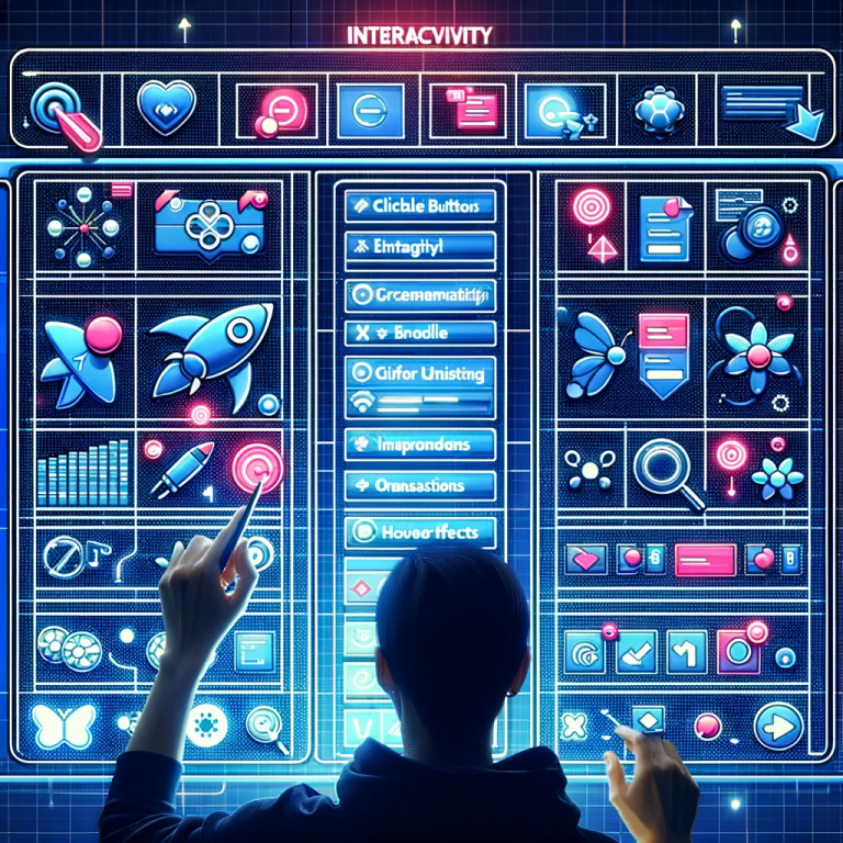 Implementación de interactividad en backlog