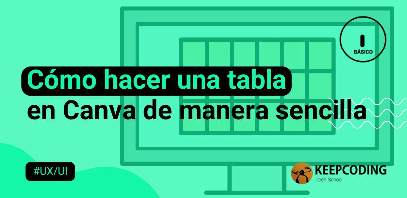 Cómo hacer una tabla en Canva sin complicaciones