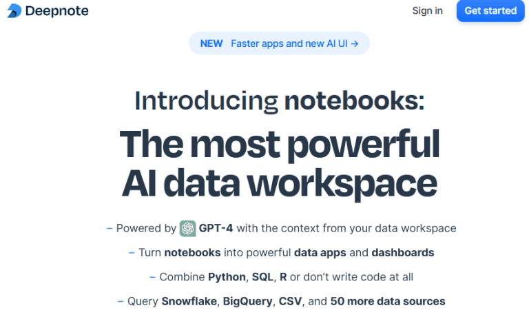 Deepnote: una gran alternativa a Google Colab