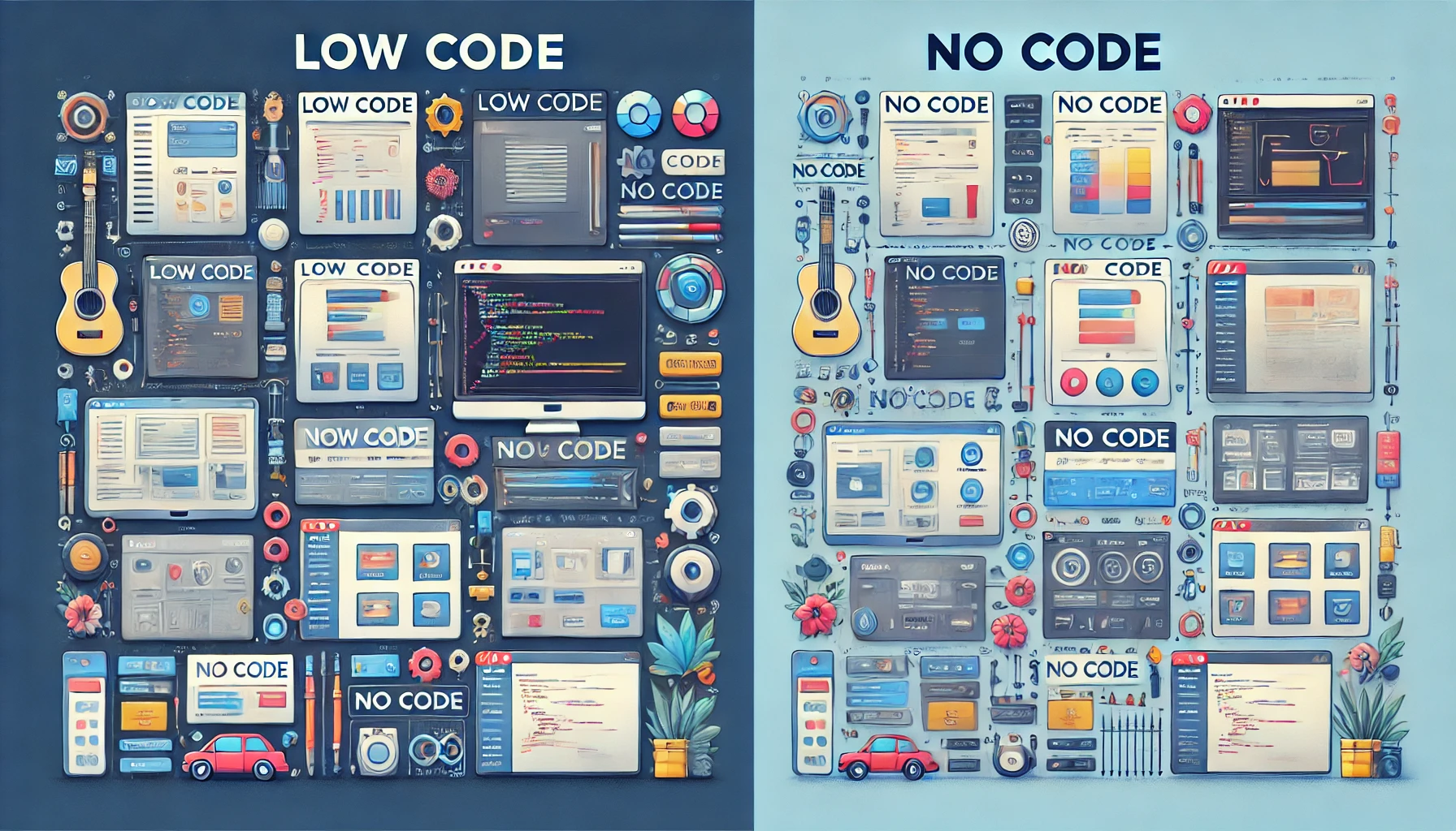 Diferencias entre Low Code y No Code | KeepCoding Bootcamps
