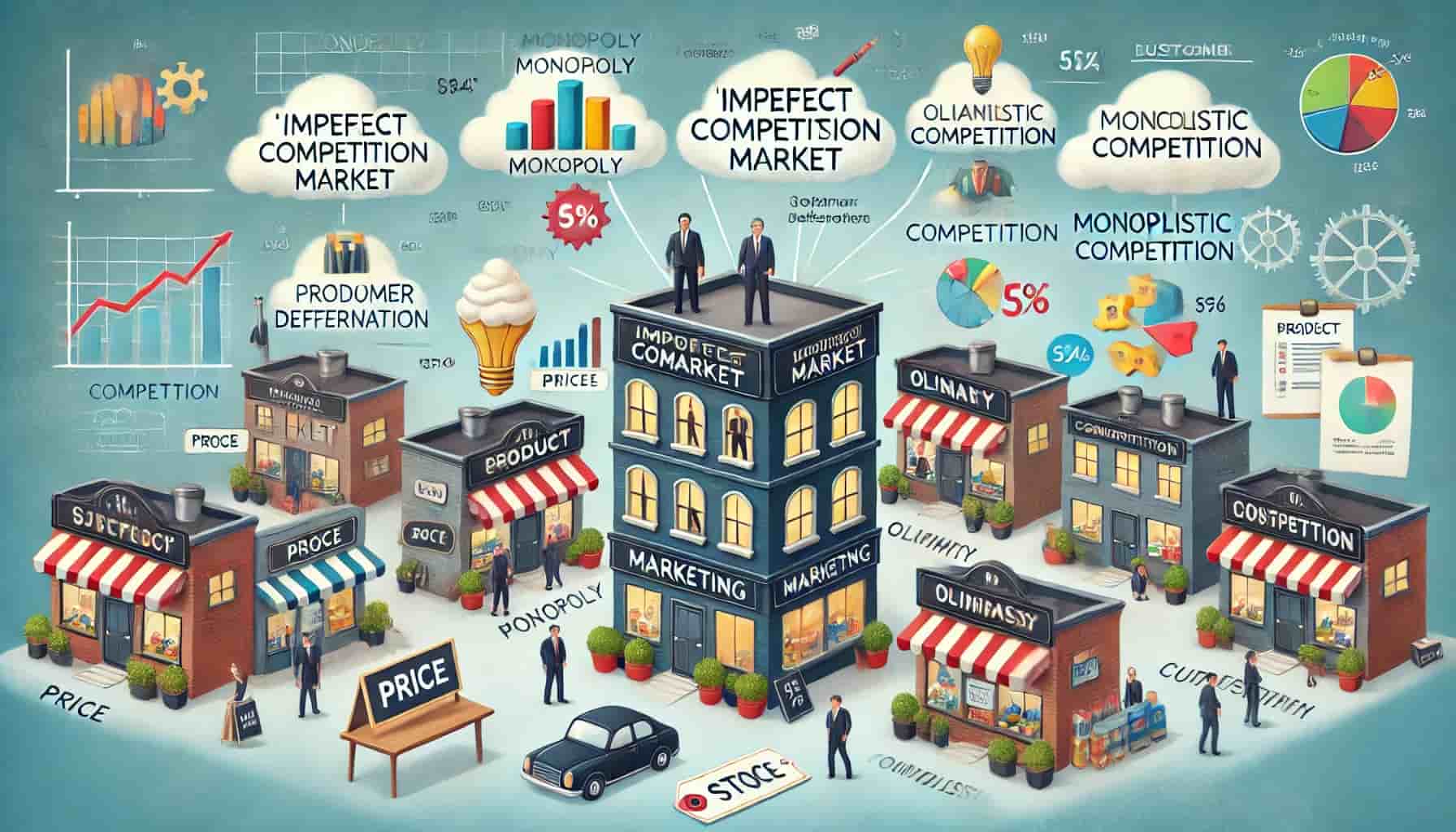 Mercado de competencia imperfecta: qué es y qué tipos hay
