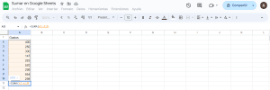 Sumar en Google Sheets: Guía definitiva