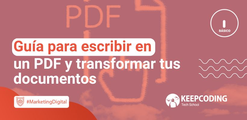 Cómo escribir en un PDF de forma fácil y rápida