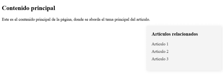 Aside en HTML y CSS: conoce los métodos para implementarlo