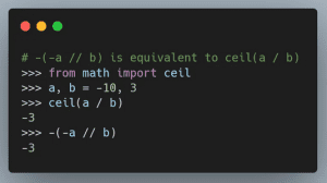 // en Python: aprende qué es y cómo dividir sin decimales