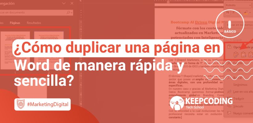 Cómo duplicar una página en Word: Método básico y avanzado