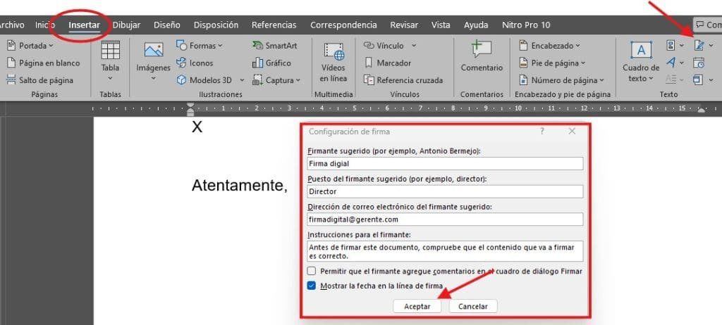 ¿Cómo insertar una firma en Word? Pasos fáciles