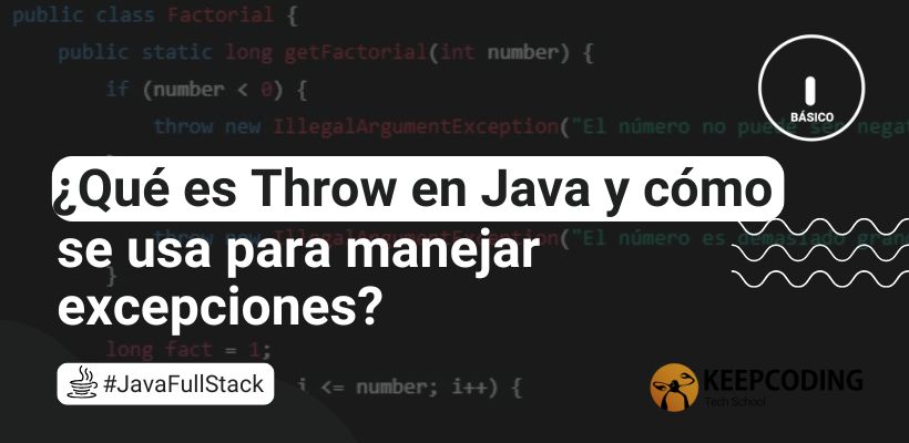 Throw en Java: Aprende a usarlo para manejar excepciones