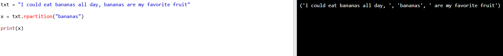 str.rpartition() en Python: aprende a usarlo con esta guía