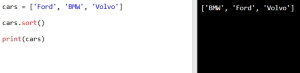 list.sort() en Python: ¿qué es y cuál es su funcionalidad?