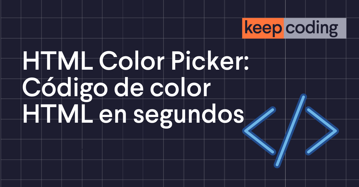 HTML color: Selector de códigos de colores HTML en segundos